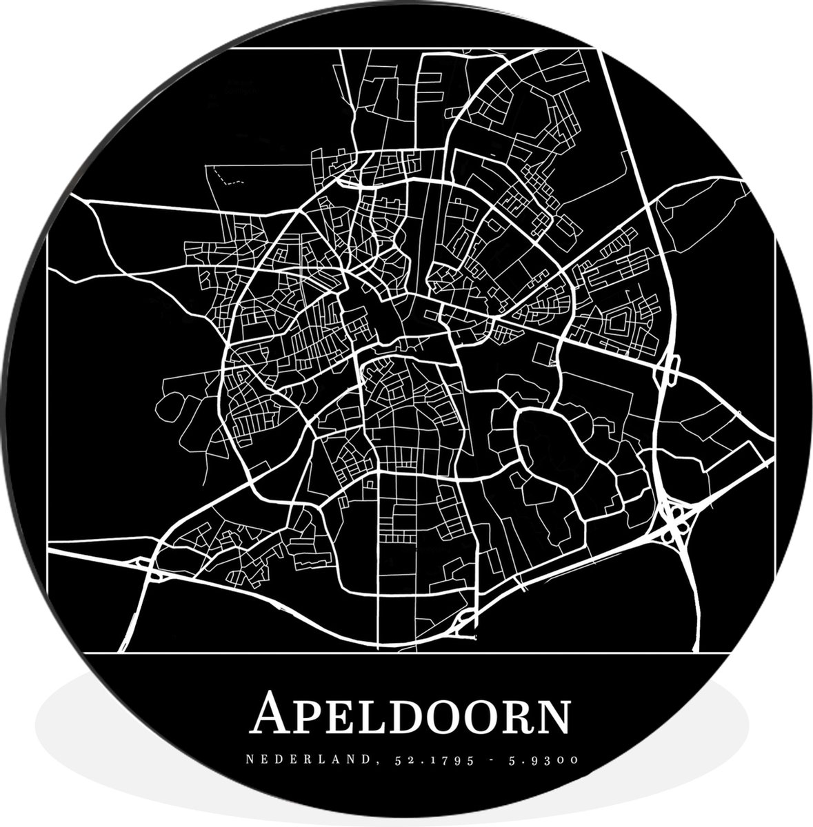 WallCircle - Wall Circle - Wall Circle - Apeldoorn - City Map - Floor ...