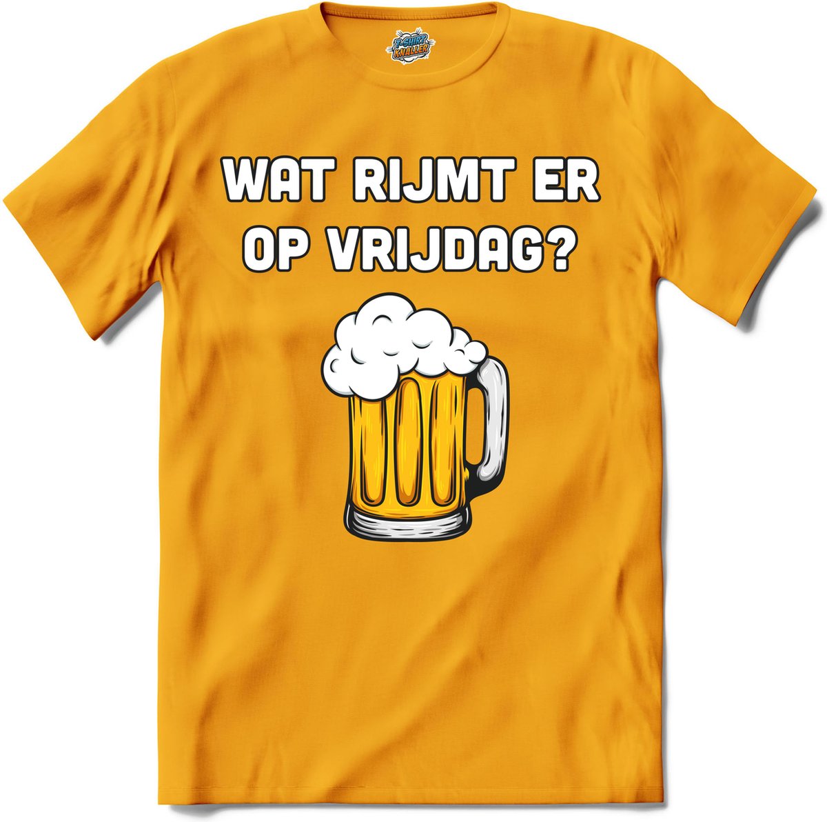 Wat rijmt er op vrijdag? - Bier kleding cadeau - bierpakket kado idee ...