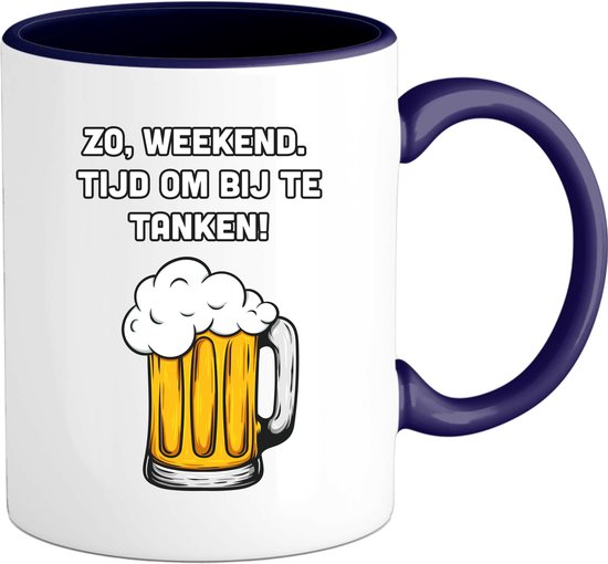 Zo weekend, bijtanken! - Bier kleding cadeau - bierpakket kado idee ...