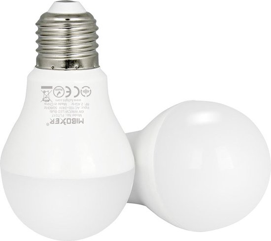 Mi-Light Mi-Boxer - (FUT017) - E27 Dual White CCT 6W LED Lamp - Warm ...