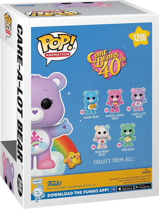Funko Pop! Animation: Care Bears 40th Anniversary - Care-a-Lot Bear ...