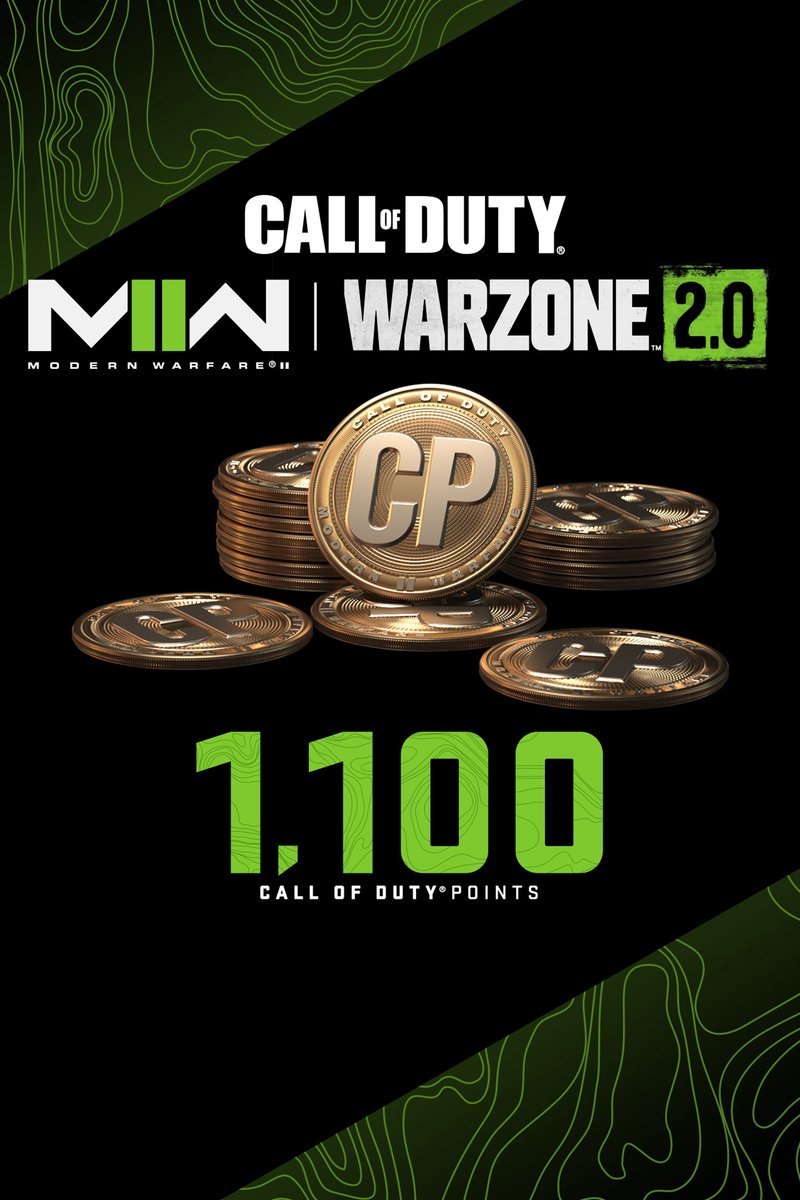 Microsoft 1100 Modern Warfare II/Call of Duty: Warzone 2.0 Points | bol.com