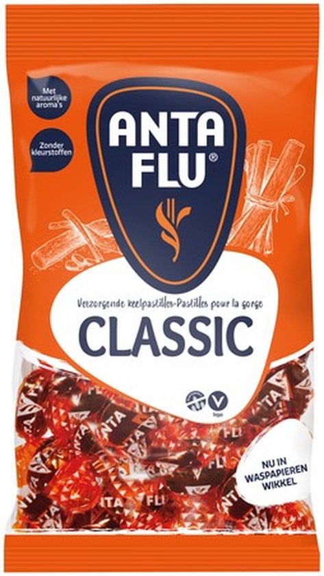 Anta Flu Menthol Classic Keelpastilles 18 x 165GR - Voordeelverpakking ...