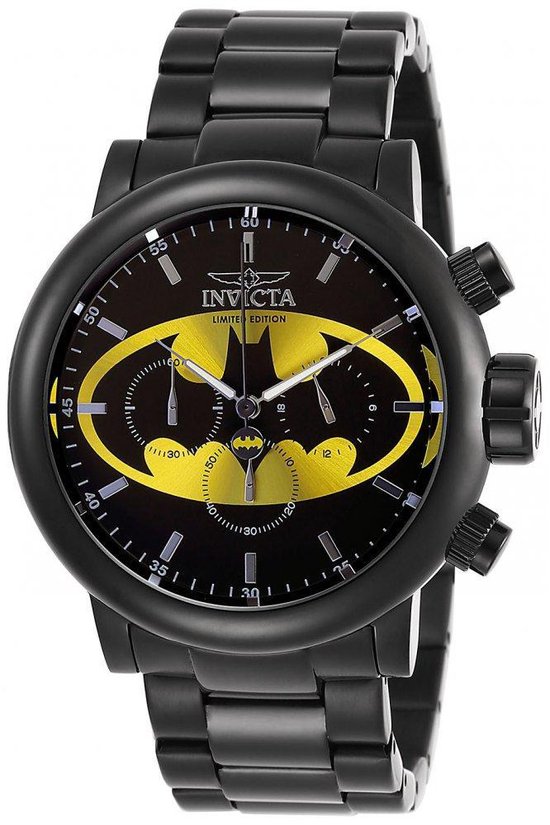 Invicta DC Comics - Batman 27607 Herenhorloge - 48mm | bol.com