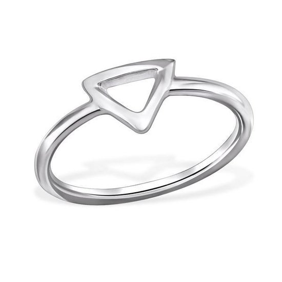 Zilveren triangel ring | Silver Triangle Ring | Sterling 925 Silver ...
