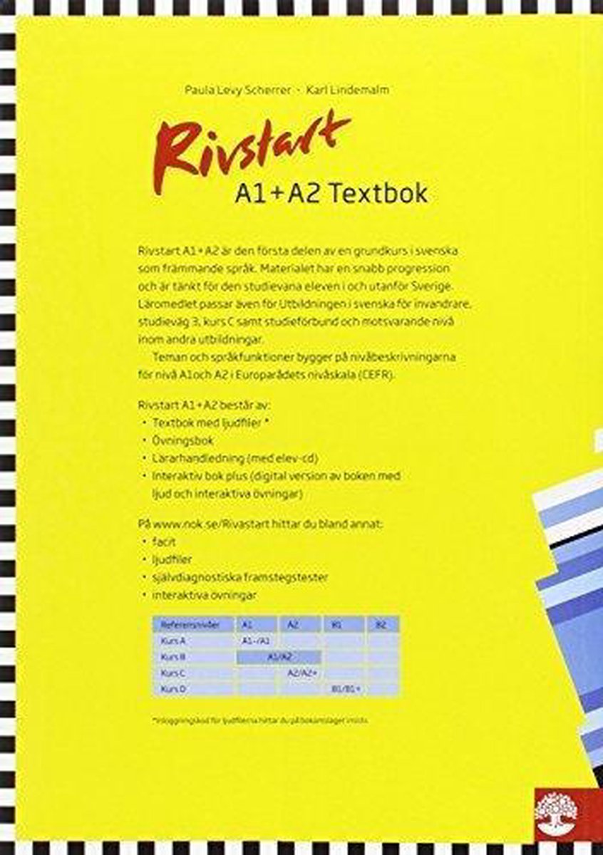 Rivstart A1+A2 Textbok + ljudfiler | 9783125279919 | Levy Scherrer, Paula Lindemalm,... | bol