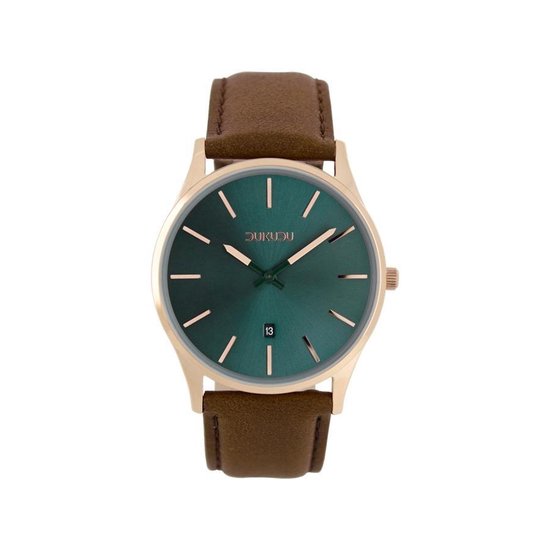 DUKUDU - Thora - Rose gouden horloge - DU-119 | bol.com