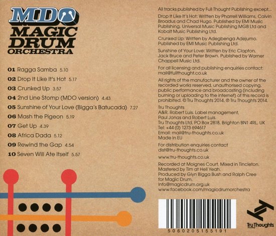 Mdo, Magic Drum Orchestra | CD (album) | Muziek | bol
