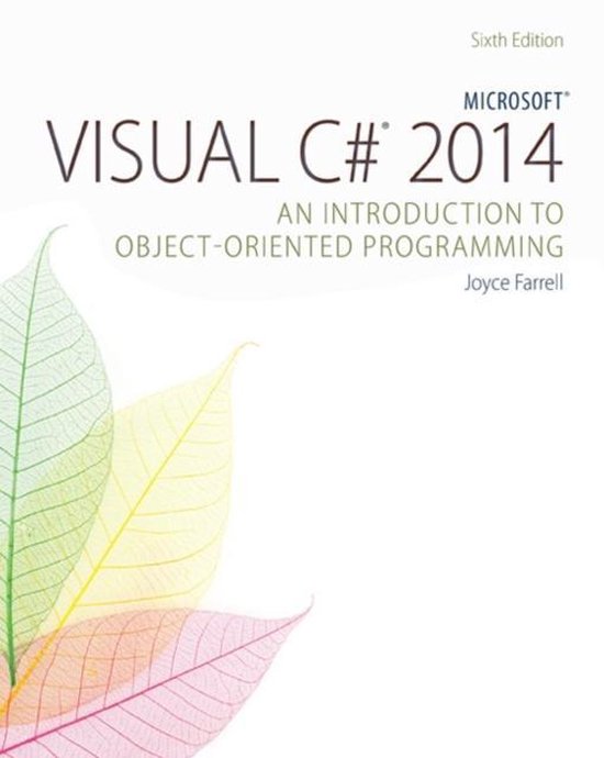 Microsoft Visual C# 2015 | 9781285860237 | Joyce Farrell | Boeken | bol