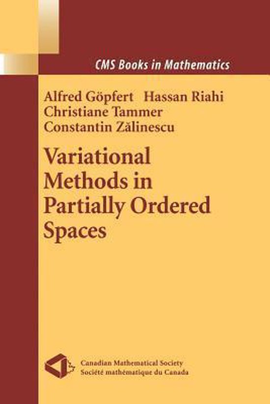Variational Methods in Partially Ordered Spaces | 9781441918239 | Alfred Goepfert | Boeken | bol.com