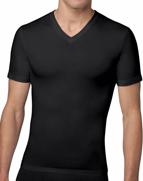 SPANX Men Cotton Compression V-Neck Spanx | Black | bol.com