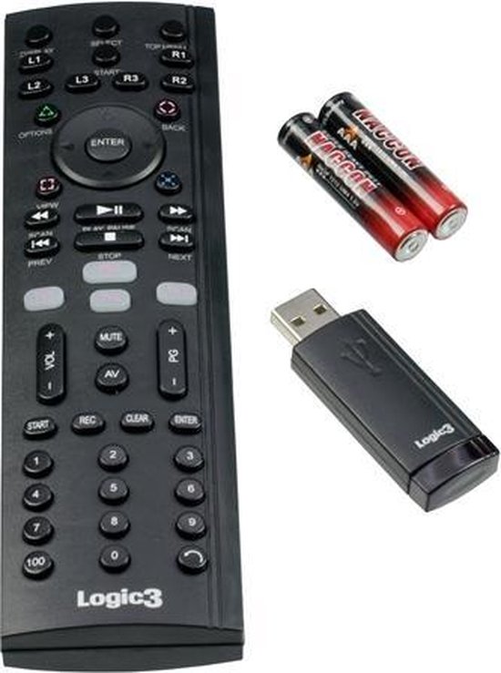 Logic3, Programmable Remote Control (Black) PS3 | bol