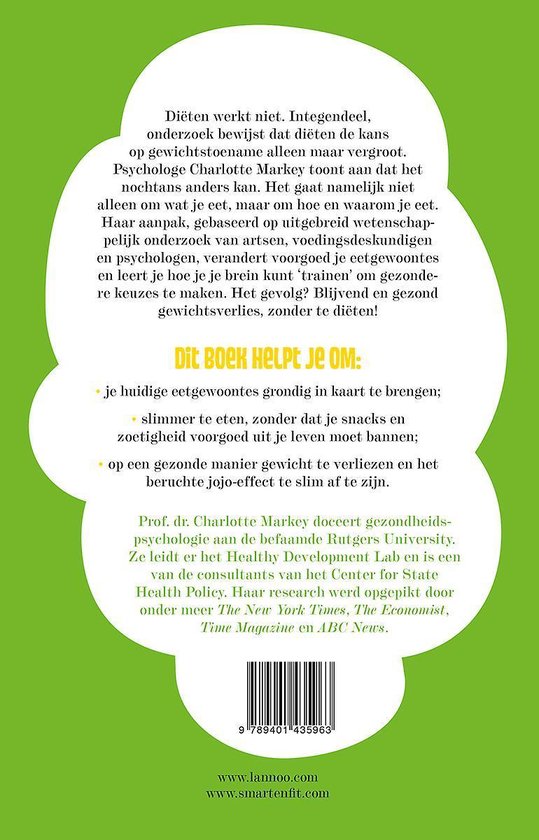 Slimme mensen diëten niet | 9789401435963 | Charlotte N. Markey ...