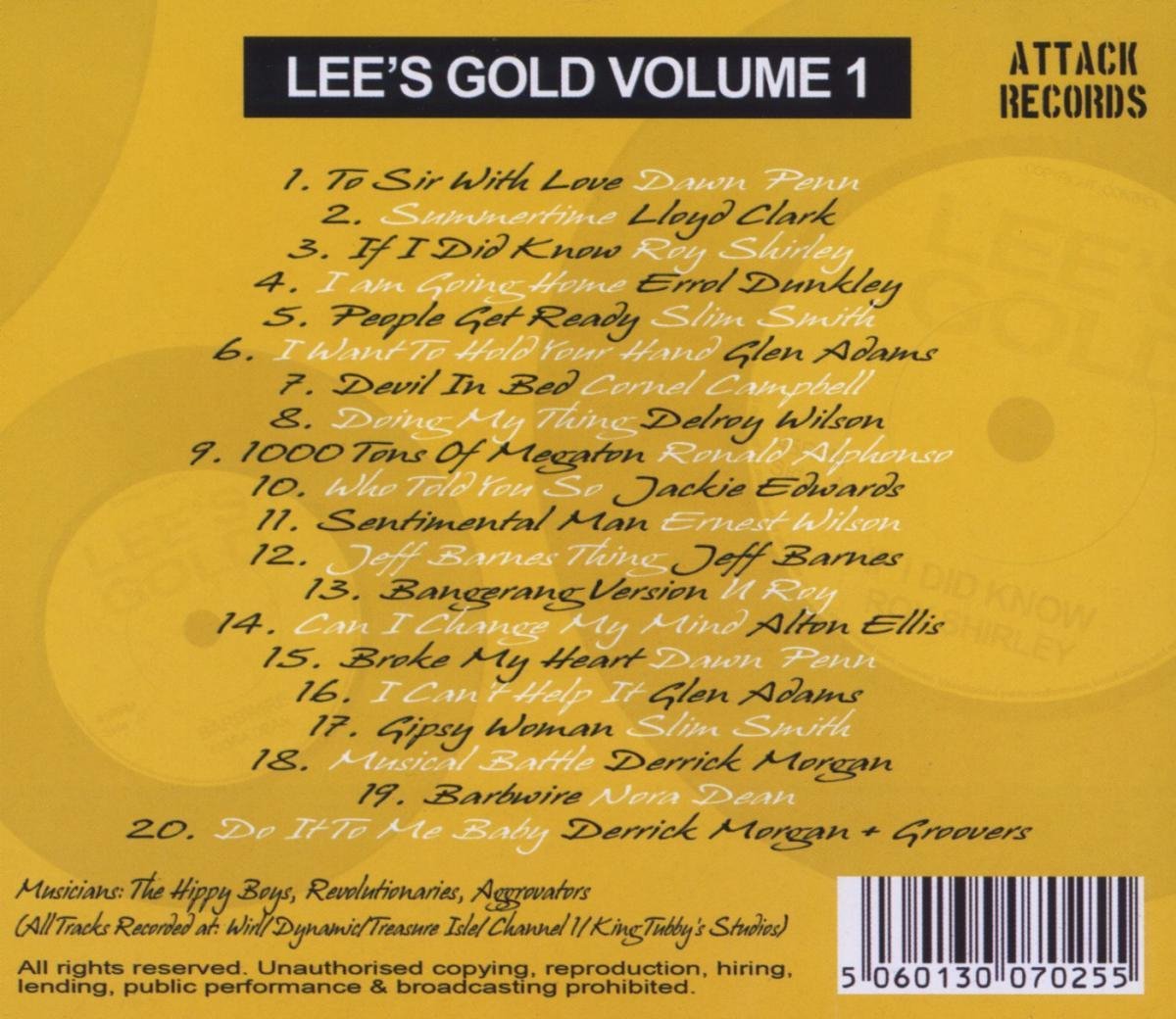Lee'S Gold Vol.1 -20Tr-, Various | CD (album) | Muziek | bol.com