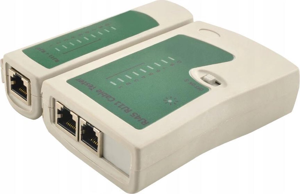 Netwerk Tester Set - RJ45/RJ12/RJ11/Cat5/Cat5e/Cat6/UTP Kabeltester Met ...