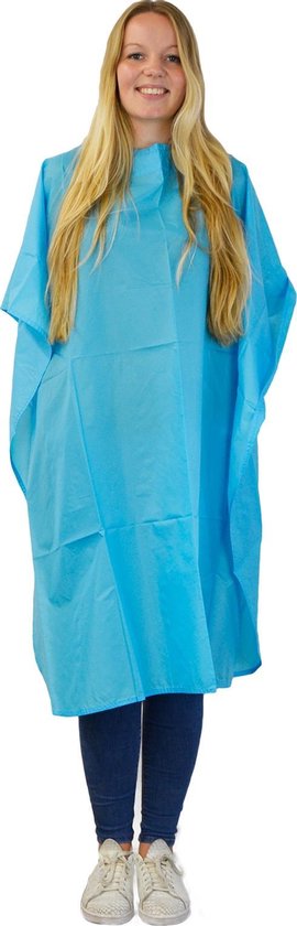 Nebur - Kapmantel Maxi - Aqua | bol