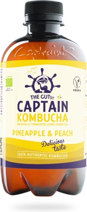 Captain Kombucha Pineapple 400 ml | bol.com