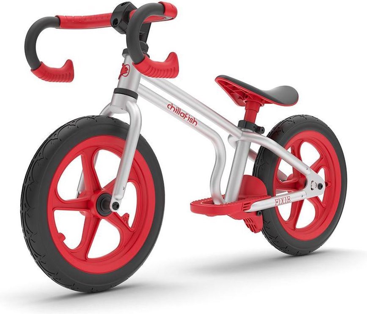 Chillafish Fixie Loopfiets met voetrem en steun, race fiets optiek ...