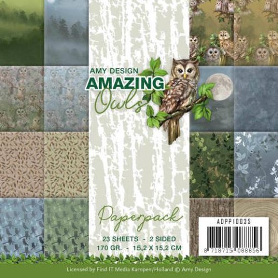 Paperpack Amazing Owls Amazing Owls by Amy Design | bol