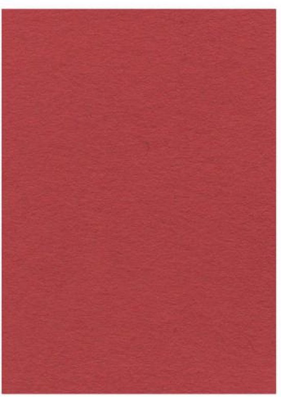 A4 Rood Fotokarton 270 gr. 10 vel | bol