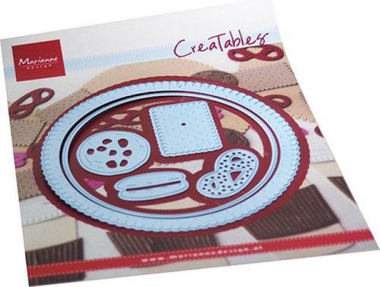 Marianne Design Creatables Snij en Embosstencil - Koekjes kleedje | bol.com