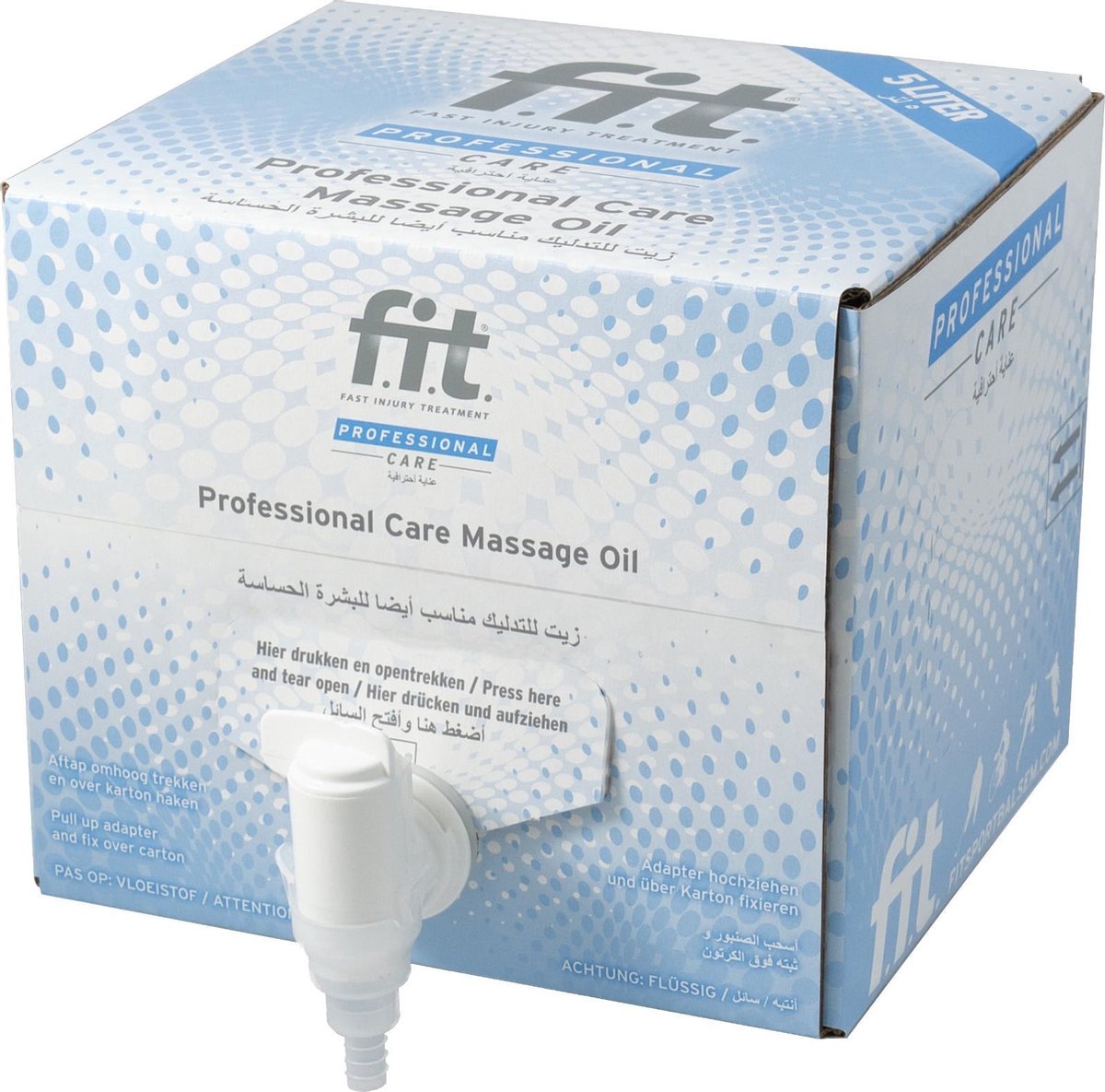 bol.com | FIT - Massageolie - 5 liter - inclusief pomp
