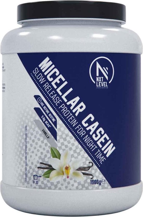 NXT Level Micellaire Caseïne - Eiwitpoeder - 1000 gram (33 shakes ...