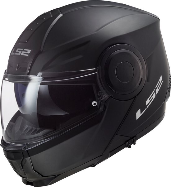 LS2 FF902 Scope Solid Matt Black Modular Helmet S - Maat S - Helm | bol