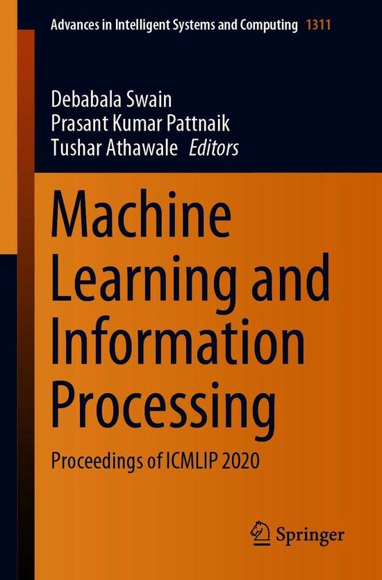 Advances in Intelligent Systems and Computing 1311 - Machine Learning ...