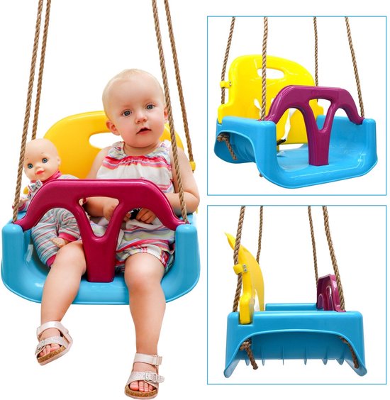 Baby Schommel - 3 in 1 Kinderschommel binnen buiten | bol