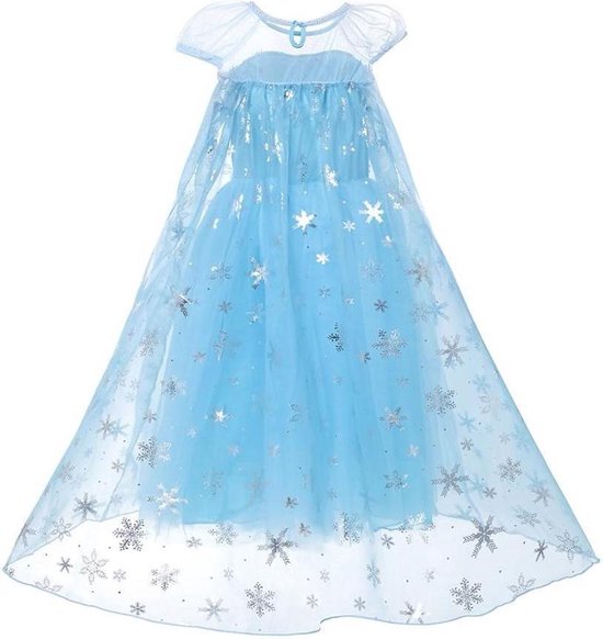Prinses - Elsa jurk - Frozen - Frozen - Prinsessenjurk ...