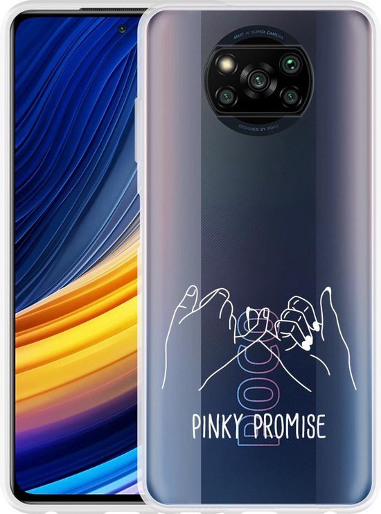 Xiaomi Poco X3 Pro Hoesje Pinky Promise - Designed by Cazy | bol.com