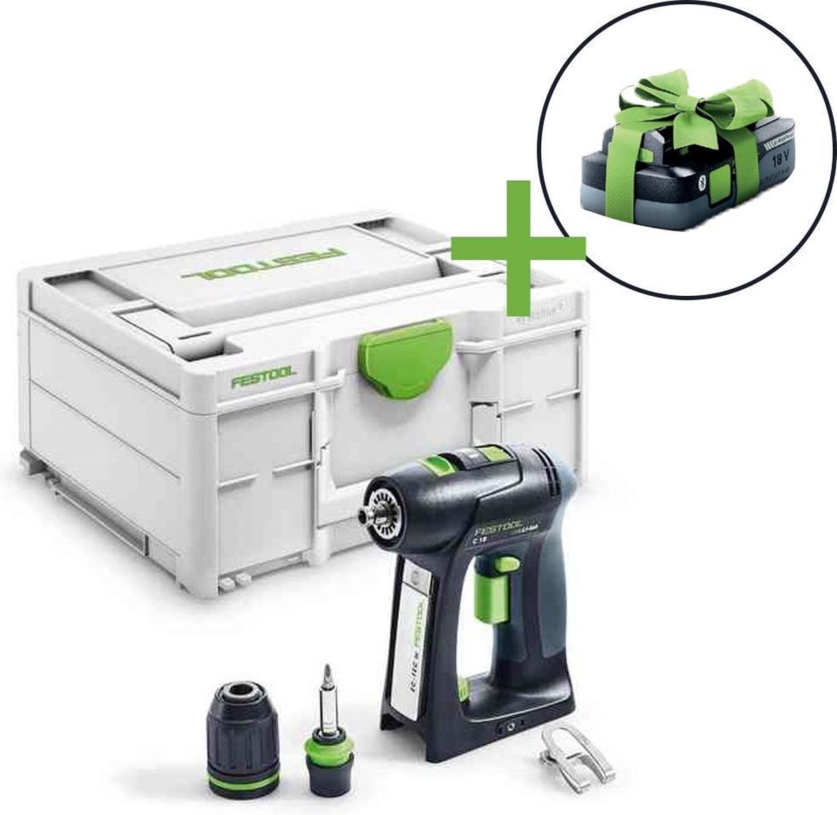 Festool C 18-Basic-4,0 - Promo 2022 - 18V Li-Ion accu ...