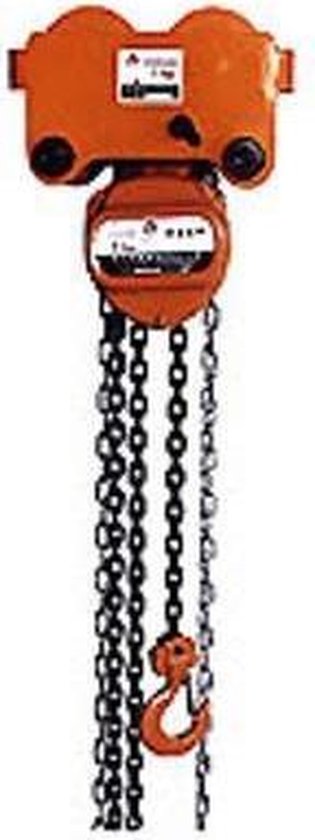Kettingtakel 1 ton 2,5 meter met loopkat | bol.com