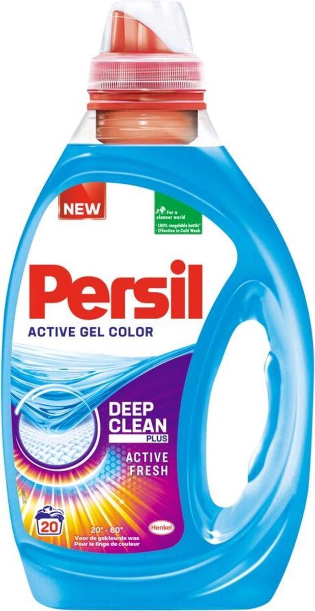 Persil Color Gel - Vloeibaar Wasmiddel - Gekleurde Was - 20 wasbeurten ...