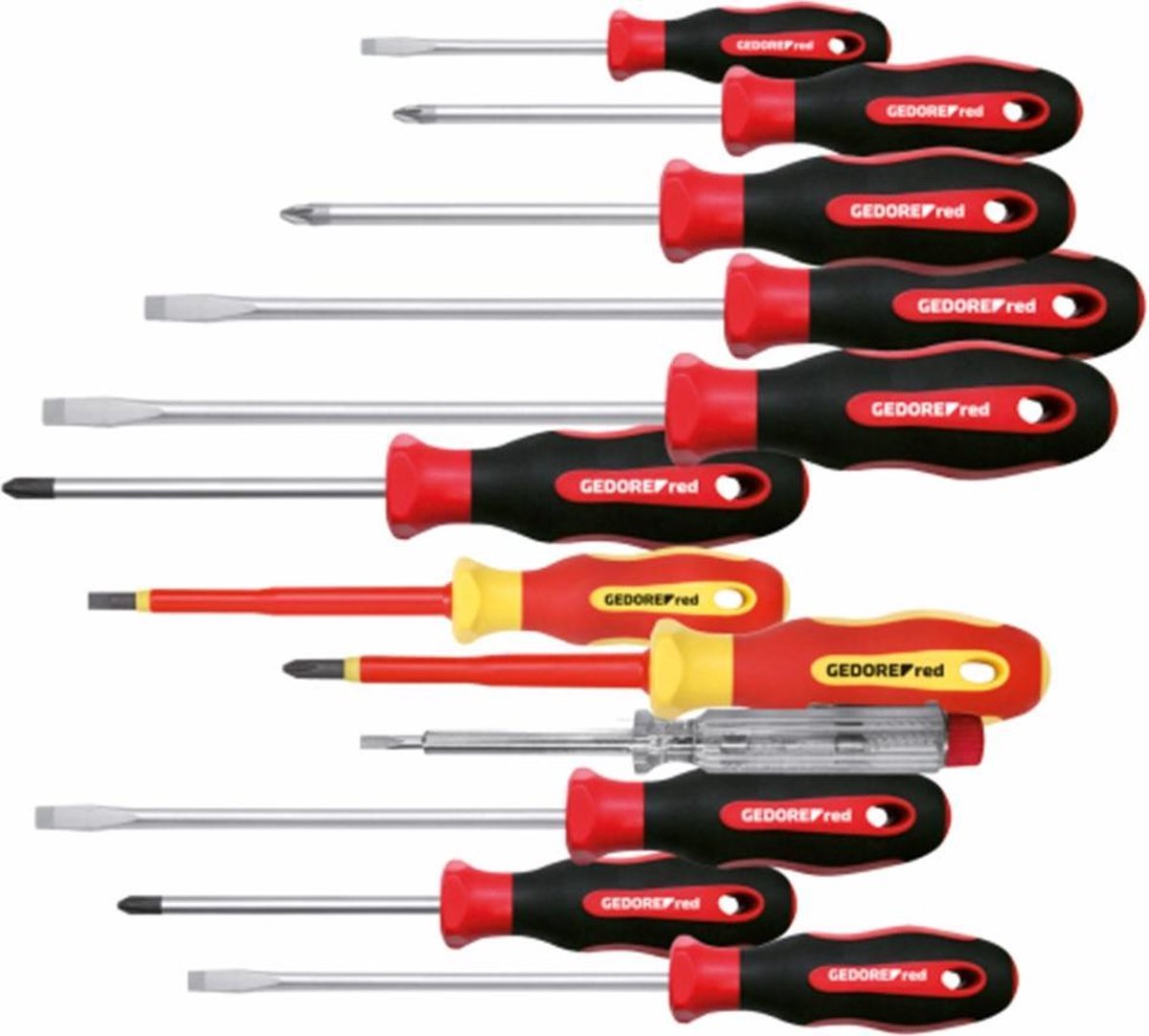 Gedore RED R38002012 12-delige 2C-Schroevendraaierset XXL | bol