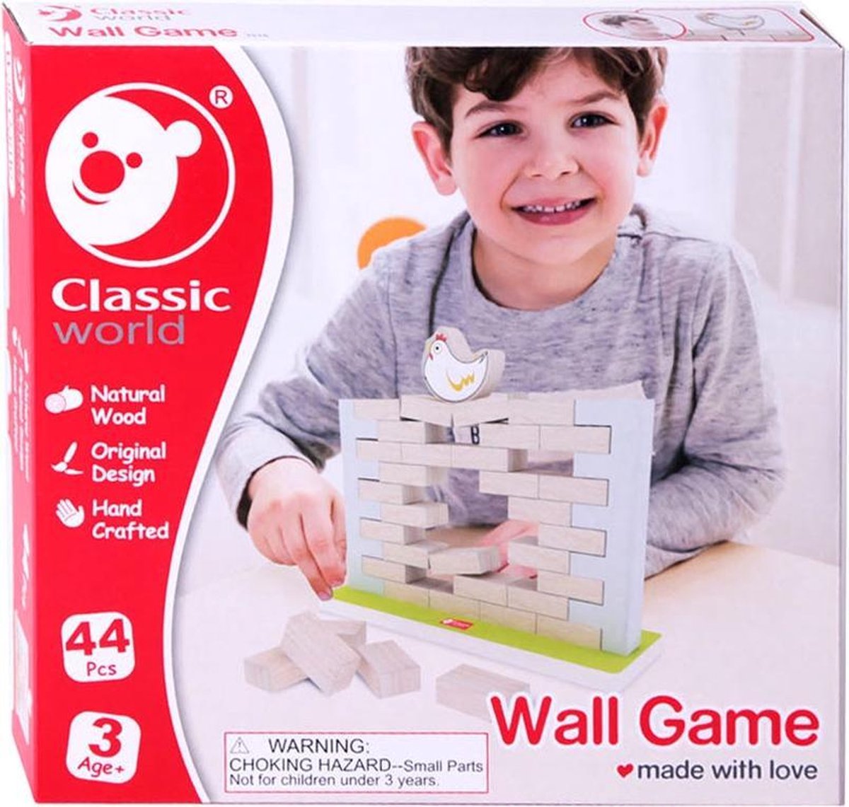 KLASSIEKE WERELD The Falling Hen Arcade Game 44 st. | Games | bol