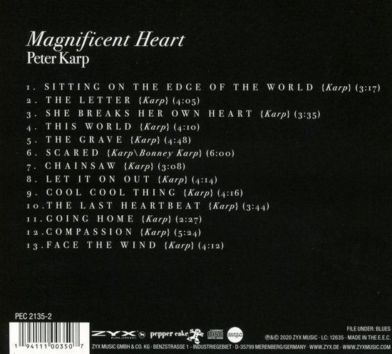 Magnificent Heart, Peter Karp | CD (album) | Muziek | bol.com