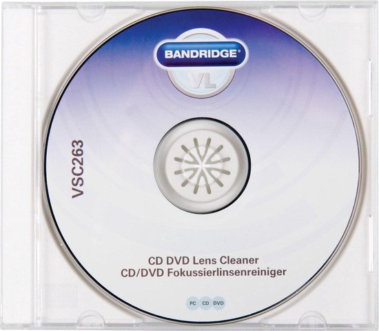 Bandridge VSC263 CD/DVD Lens cleaner | bol.com