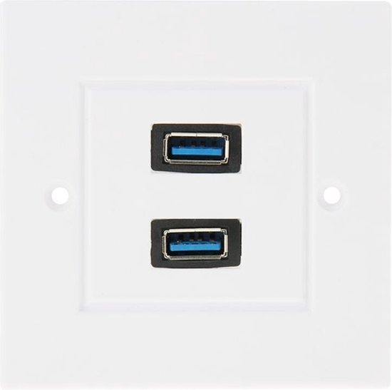 Let op type!! Dual USB 3.0 vrouwtje plug thuis oplader oplaad Muurplaat ...
