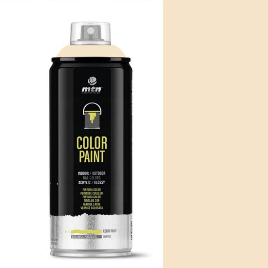 MTN PRO Color Paint – RAL-1015 Light Ivory Spuitverf – 400ml | bol