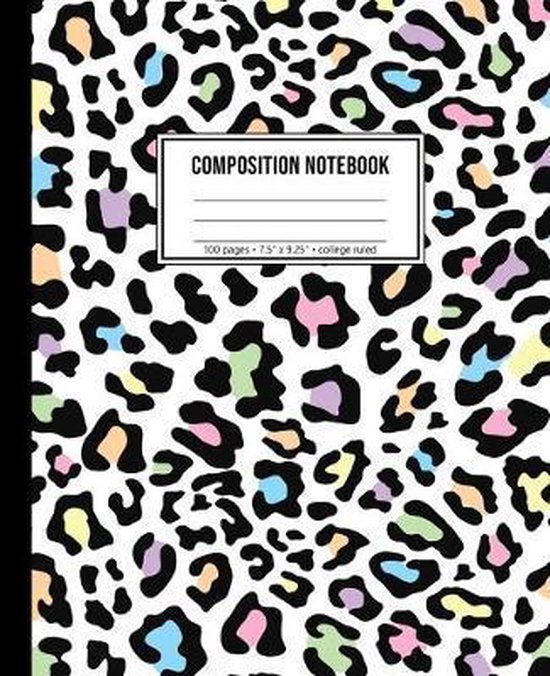 Composition Notebook | 9781688467156 | Cool Leopard Notebooks | Boeken