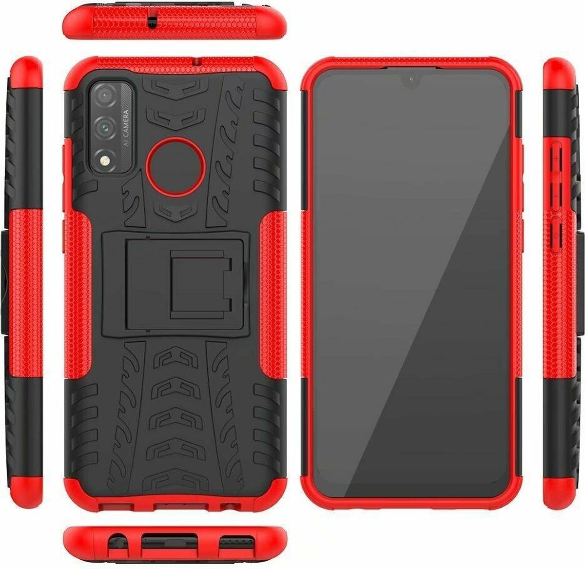 Huawei P Smart (2020) Hoesje - Schokbestendige Back Cover - Rood | bol.com