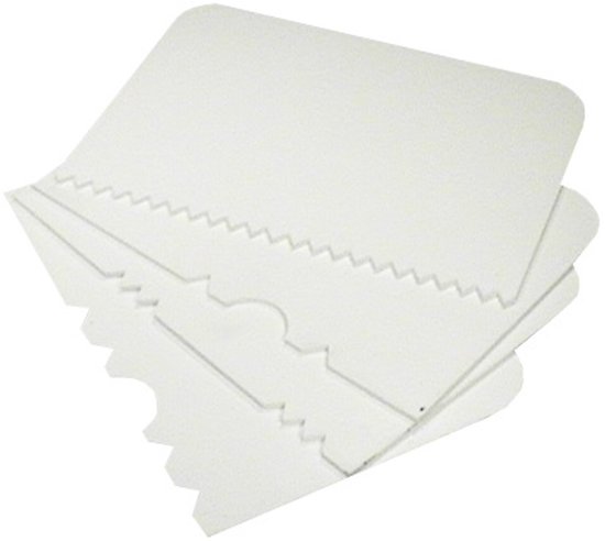 PME Pattern Edge Side Scraper Set/4 | bol