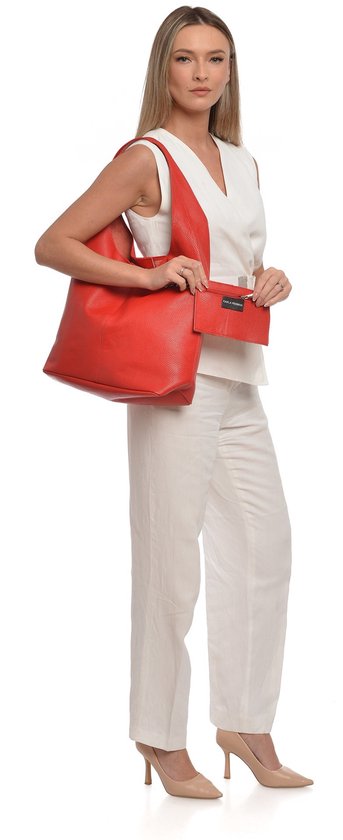 Handtas | Hobo tas | ROOD | SS25 CF 1988 ROSSO | bol