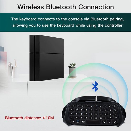 Toetsenbord voor PS4-controller - Keyboard voor Playstation 4 Gamepad ...