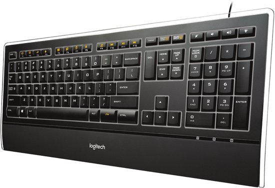 Logitech K740 Illuminated - Toetsenbord - Qwerty ISO-indeling | bol