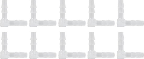 Plastic 90 Graden Elleboog Slangtule Fitting Gelijk Prikkeldraad Joint ...