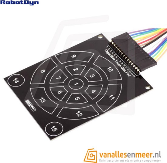 Capacitive Touch Disk Pad - geschikt voor Arduino | bol