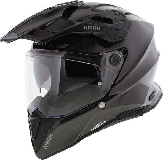 Airoh Commander 2 Carbon Adventure motor helm glans carbon zwart- Maat ...
